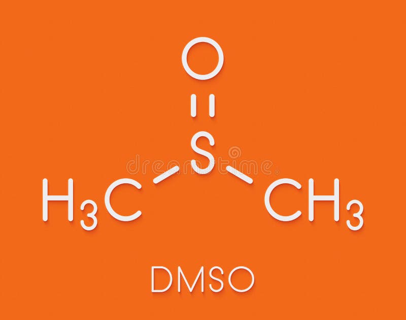 Dimethyl Sulfoxide, DMSO, C2H6OS Molecule. it is an Organosulfur ...