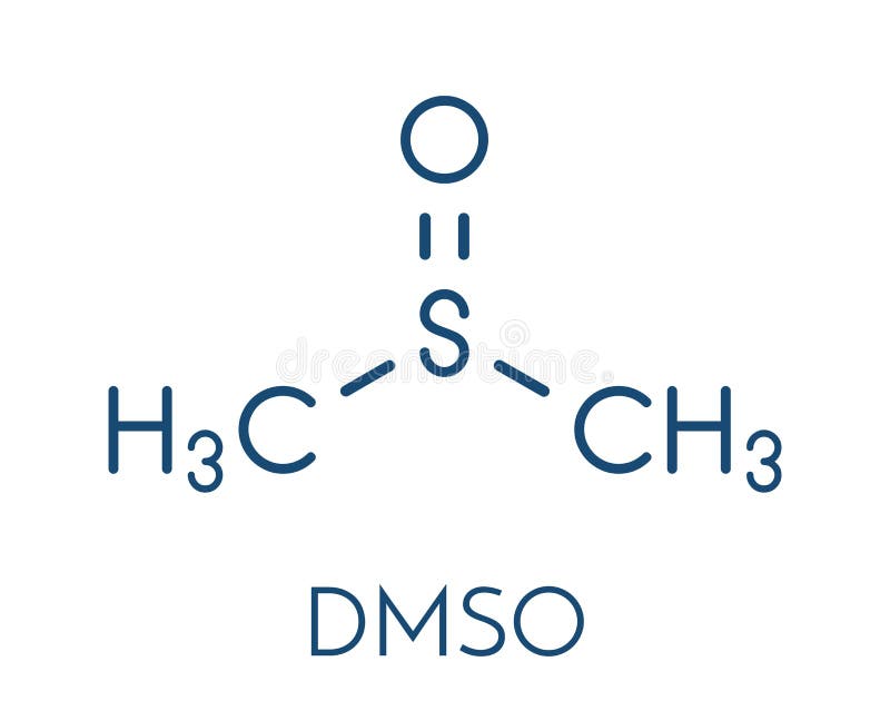 Dimethyl Sulfoxide, DMSO, C2H6OS Molecule. it is an Organosulfur ...