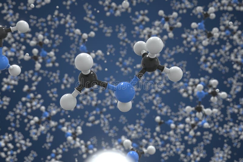 Dimethylamine Molecule Stock Illustrations – 13 Dimethylamine Molecule ...