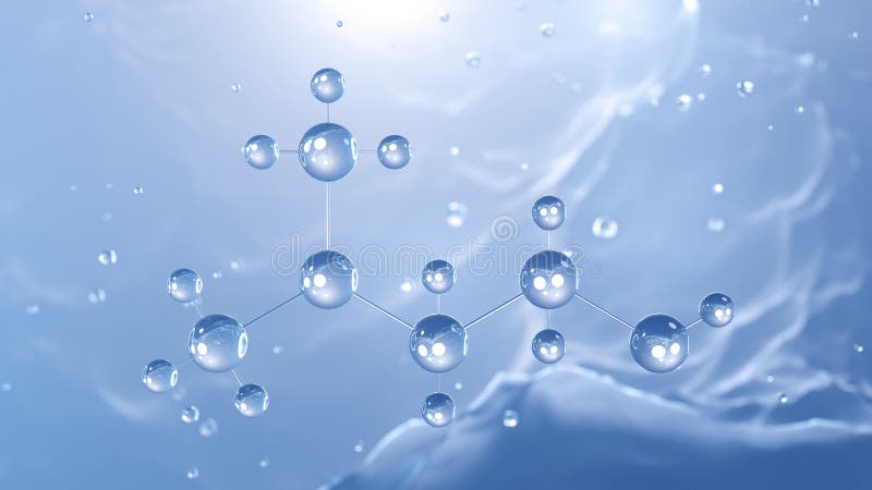 Dimethylethanolamine Molecular Structure, 3d Model Molecule ...