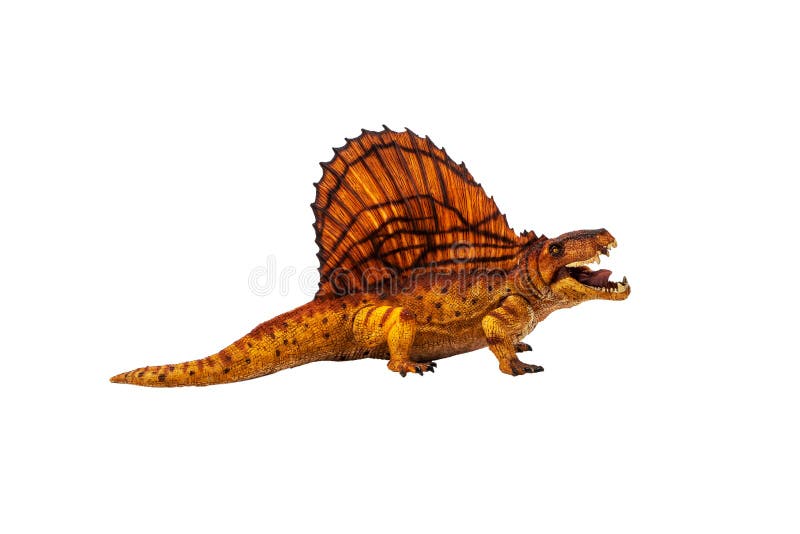 Dimetrodon Dinosaur on Smoke Background Stock Image - Image of mesozoic ...