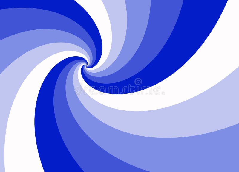 Diminishing Perspective of Wide Blue Curled Lines with Copy Space Stock ...