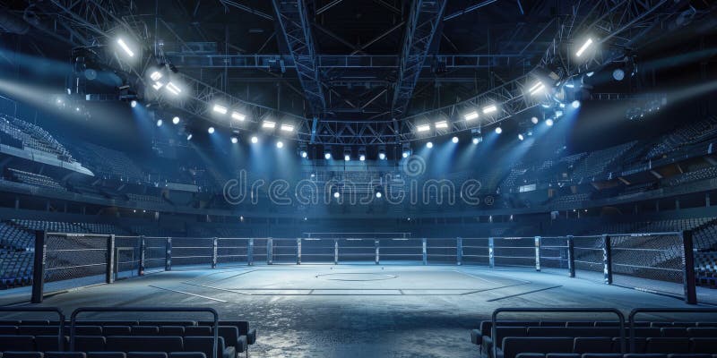 Lit Vacant Boxing Ring Stock Photos - Free & Royalty-Free Stock Photos ...