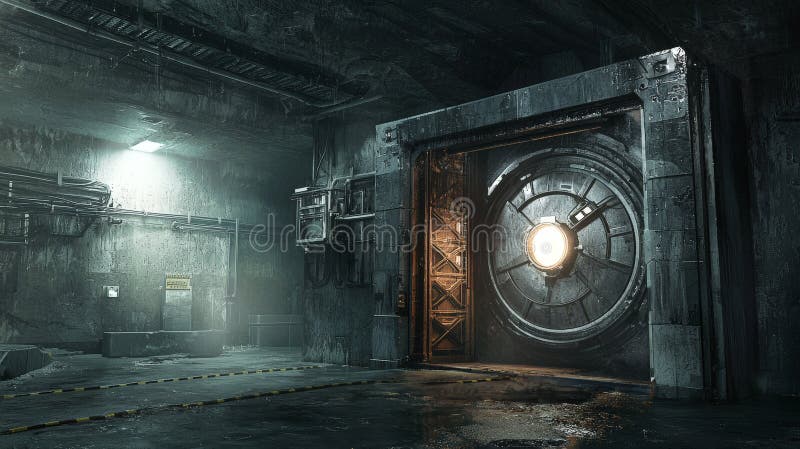 A Dimly Lit, High-security Underground Facility Reveals a Massive Vault ...