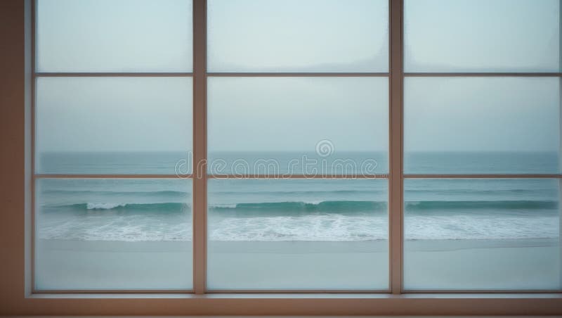 Dimly Lit Room Large Window View Ocean Stock Photos - Free & Royalty ...