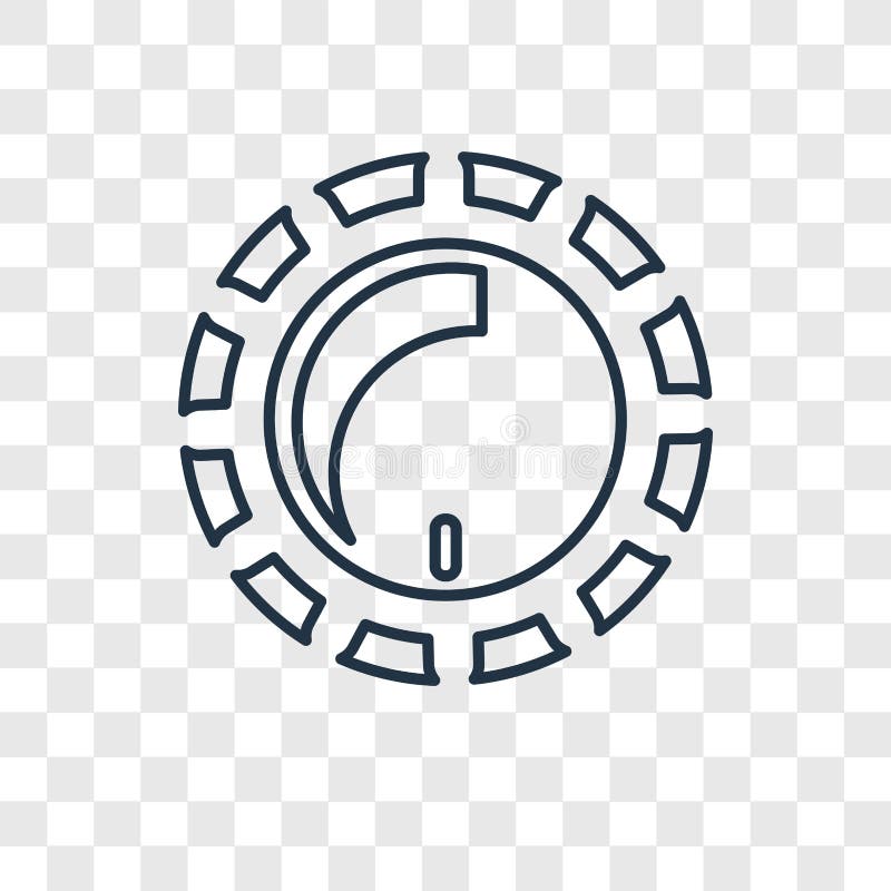 Dimmer Linear Icon. Modern Outline Dimmer Logo Concept on White Stock ...