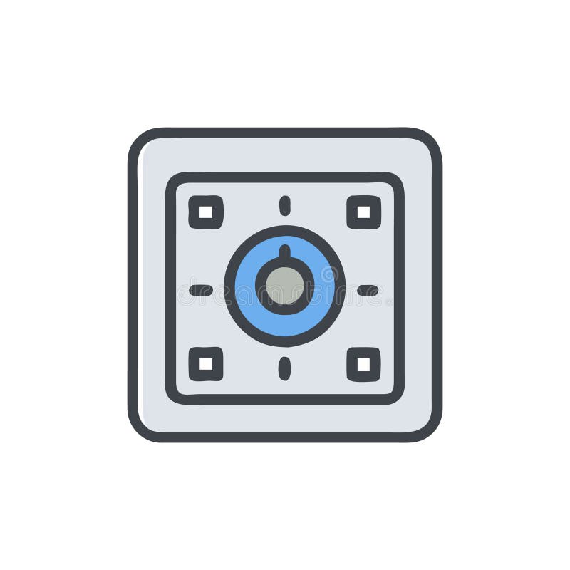 Dimmer Light Controller Icon for Adjustable Brightness Stock ...