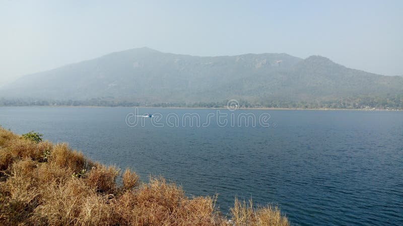 Dimna lake stock photo. Image of lake, dimna, boating - 137587996