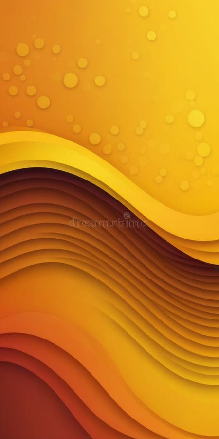 Dimpled Shapes in Yellow and Brown Stock Photo - Image of brown, style ...