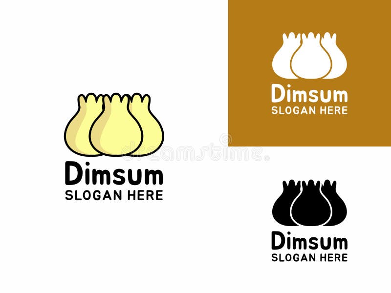 Dimsum Food Snack Meal Logo Vector Illustration Template Design ...