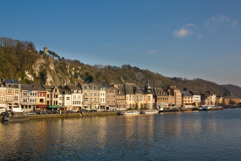 Dinant - Charming Town on the Meuse River Editorial Stock Photo - Image ...