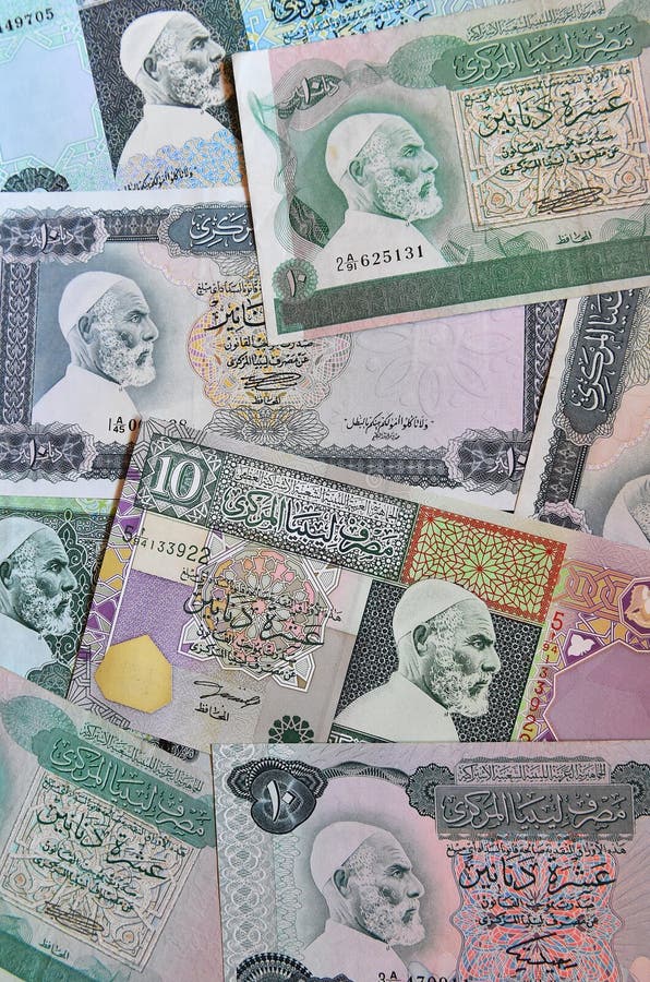 A current money of Libya stock image. Image of dinar - 238140011