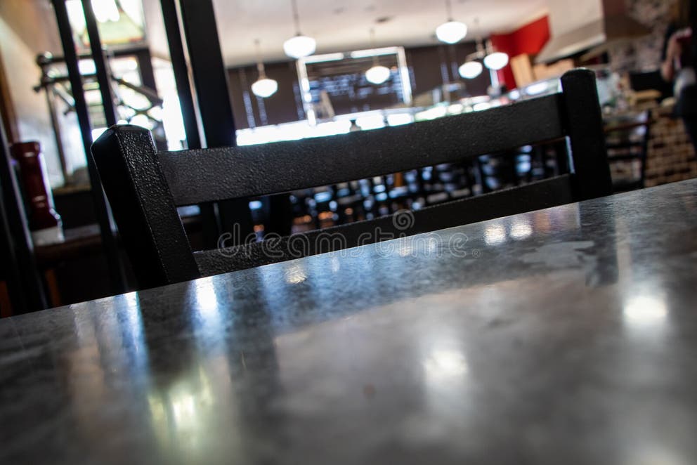 Empty Diner Table editorial photography. Image of comfort - 217644702