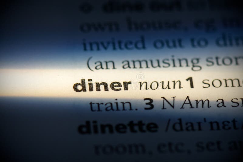 Diner stock image. Image of detail, macro, learn, concept - 161577503