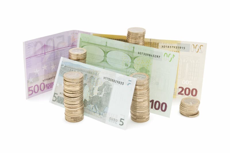 Dinero imagen de archivo. Imagen de euros, financiero - 18257853