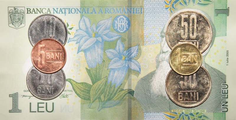 Dinero rumano: 10 leus imagen de archivo. Imagen de intercambio - 83332093