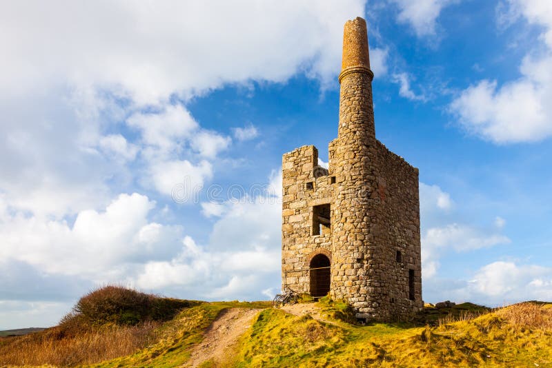 Ding Dong Mine Cornwall stockbild. Bild von inspiration - 51078419
