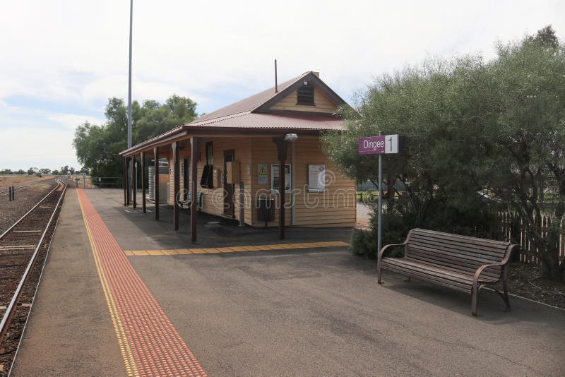 The Dingee Railway Station Platform and Building 1883 Has Been ...