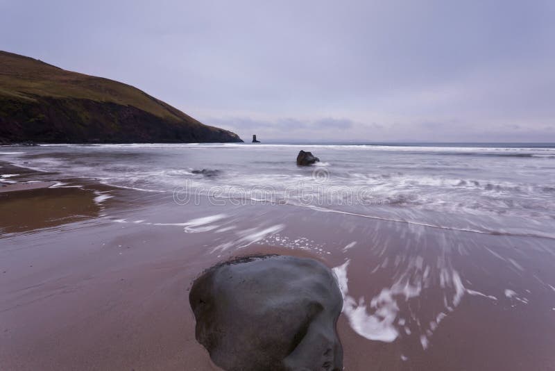 Dingle 1 stock image. Image of wave, shore, kerry, tranquil - 17776535