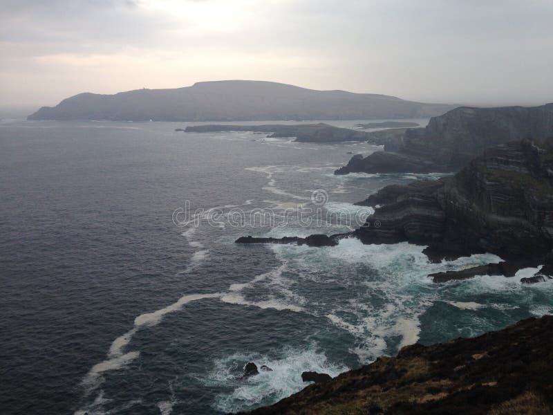 Dingle Cliffs in Winter stock photo. Image of great - 152038002