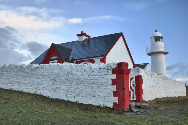Dingle Lighthouse in Co.Kerry - Ireland. Stock Photo - Image of irish ...