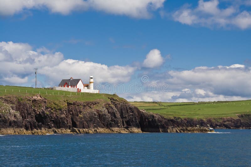 Dingle lighthouse stock photo. Image of dingle, shore - 5914092