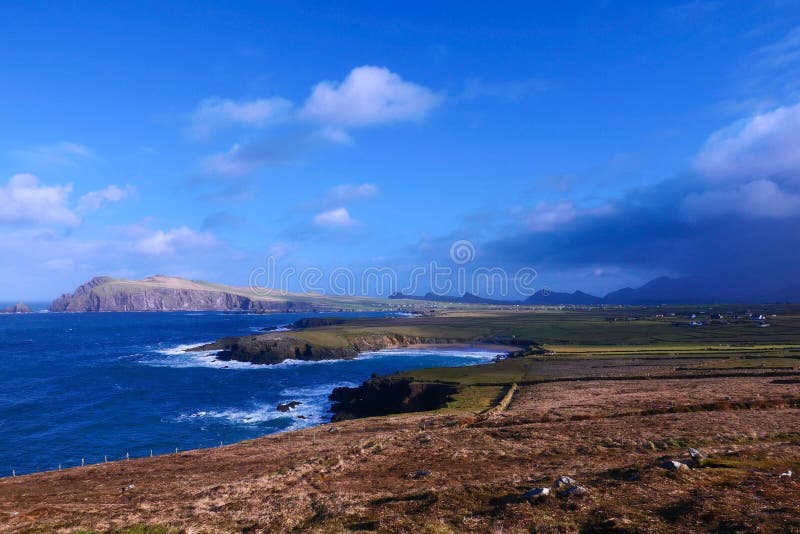 Dingle Peninsula, West Kerry Coast, Dingle, Ireland Stock Photo - Image ...