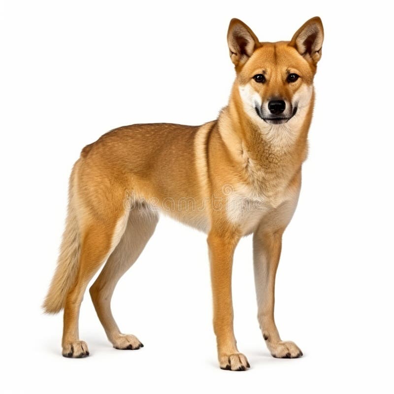 Dingo Isolated on White Background. Generative Ai Stock Illustration ...