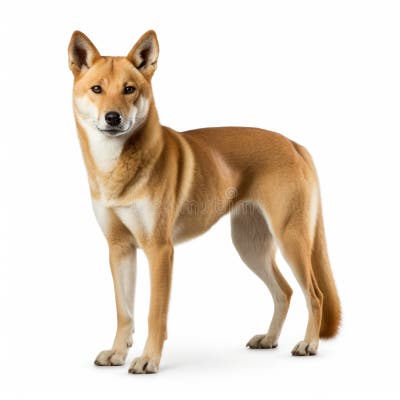 Dingo Isolated on White Background. Generative Ai Stock Illustration ...