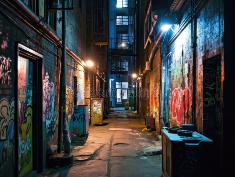 Dingy Alleyway Stock Illustrations – 5 Dingy Alleyway Stock ...
