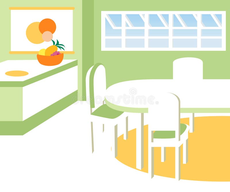 Kitchen stock vector. Illustration of design, cabinet - 23416198
