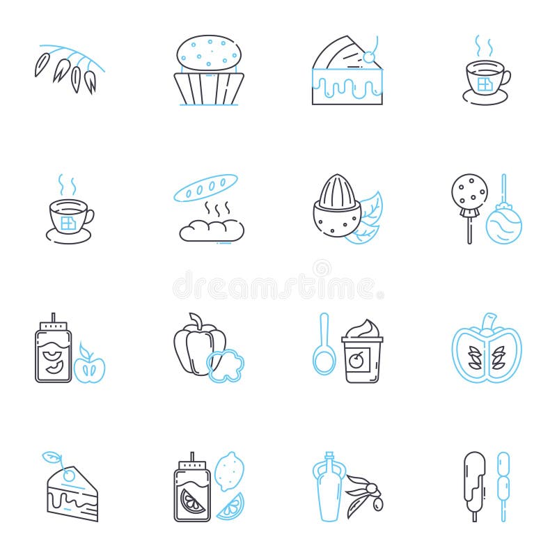 Dining Emporium Linear Icons Set. Gourmet, Cuisine, Gastronomy ... Dining Emporium Linear Icons Set. Gourmet, Cuisine, Gastronomy ...