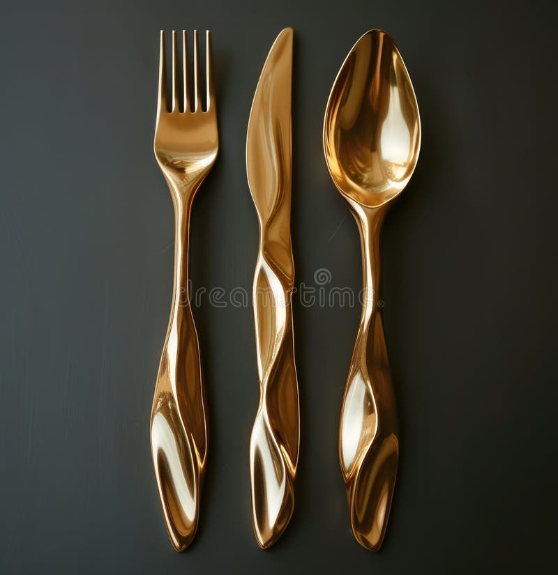Dining Essentials Cutlery with a Knife, Spoon, and Fork - Stylish ...
