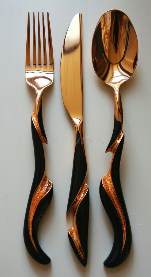 Dining Essentials Cutlery with a Knife, Spoon, and Fork - Stylish ...