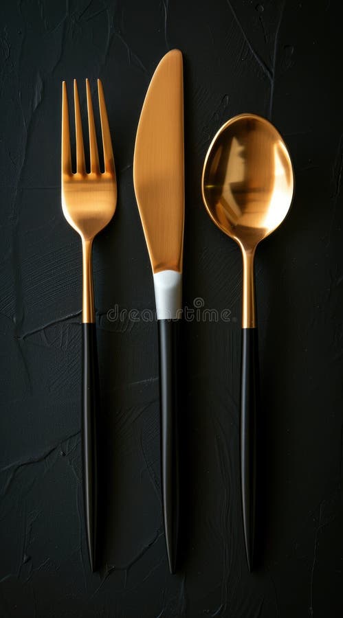 Dining Essentials Cutlery with a Knife, Spoon, and Fork - Stylish ...