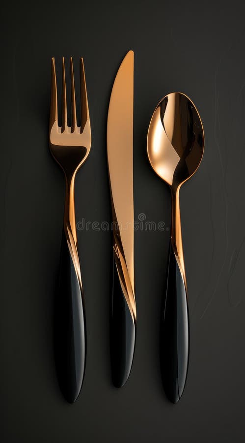 Dining Essentials Cutlery with a Knife, Spoon, and Fork - Stylish ...
