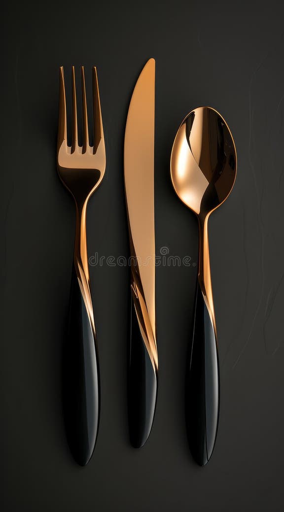 Dining Essentials Cutlery with a Knife, Spoon, and Fork - Stylish ...