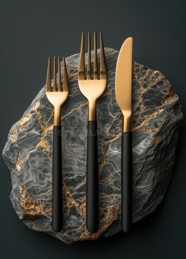 Dining Essentials Cutlery with a Knife, Spoon, and Fork - Stylish ...