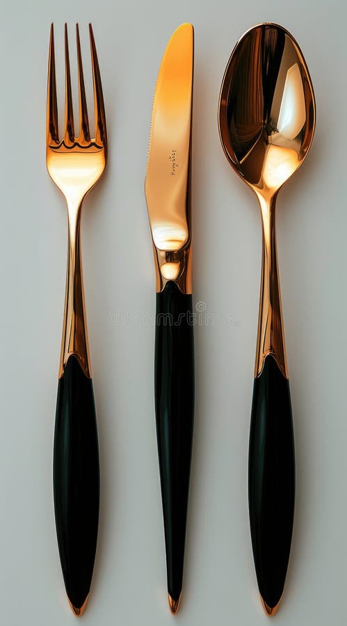 Dining Essentials Cutlery with a Knife, Spoon, and Fork - Stylish ...