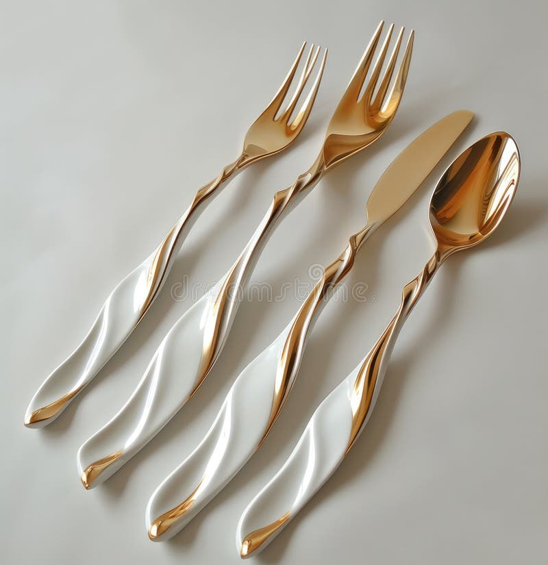 Dining Essentials Cutlery with a Knife, Spoon, and Fork - Stylish ...
