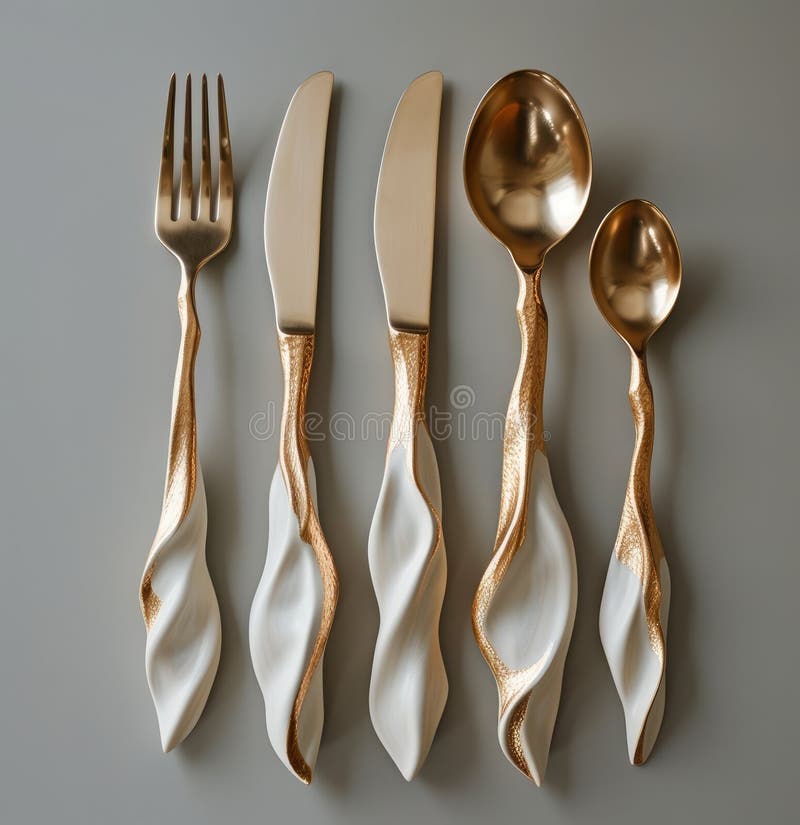 Dining Essentials Cutlery with a Knife, Spoon, and Fork - Stylish ...
