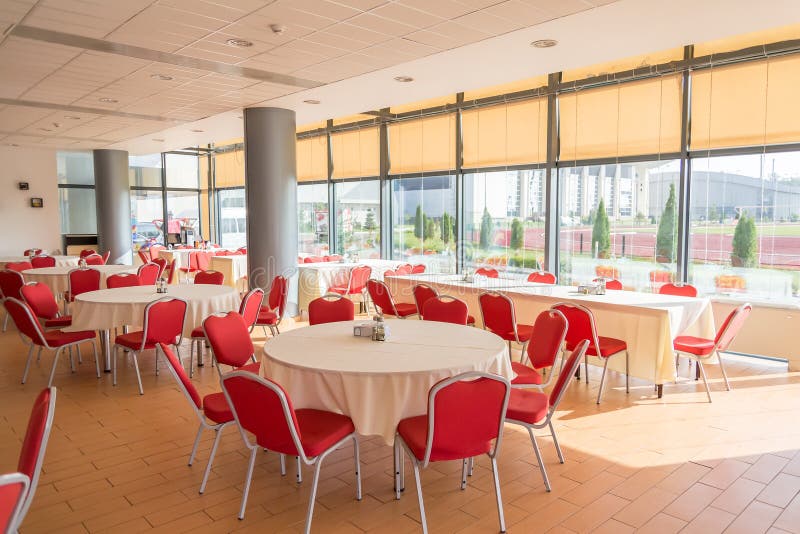 Dining Hall stock image. Image of area, cafeteria, catering - 27179775