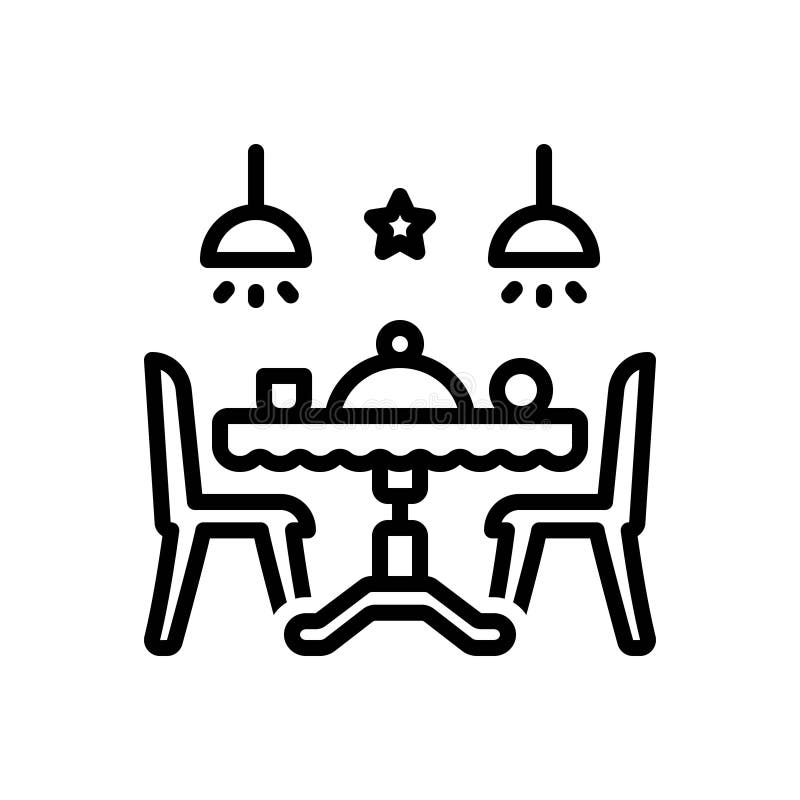 Resturant Dinner Line Icon Stock Illustrations – 15 Resturant Dinner ...