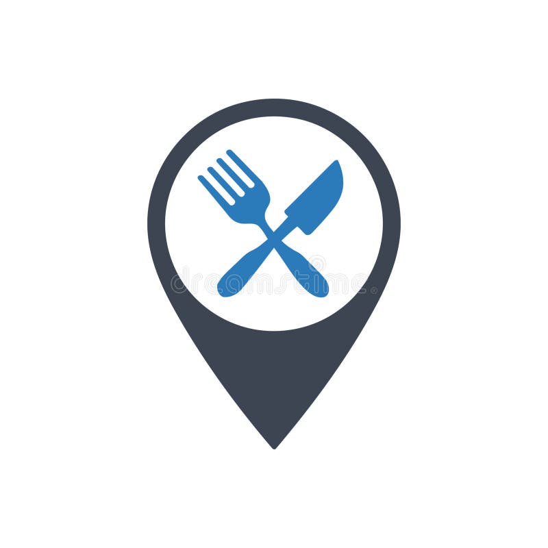 Dining Location Icon stock vector. Illustration of vector - 361910900