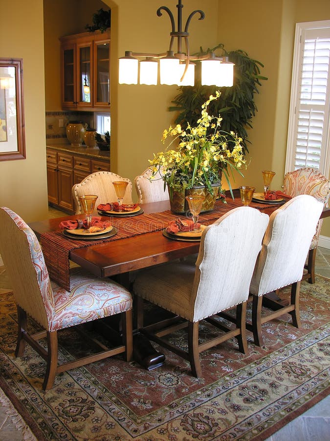 Dining Room stock photo. Image of home, decoration, inside - 1584544