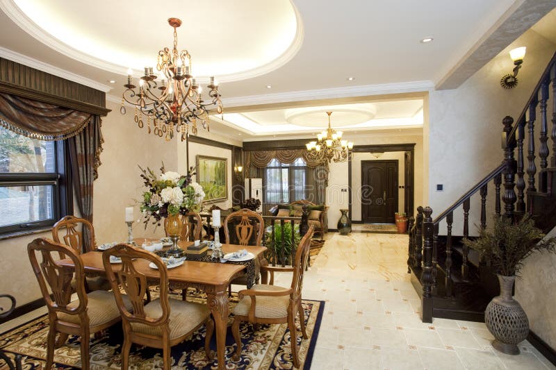 Dining room stock photo. Image of - 28102476