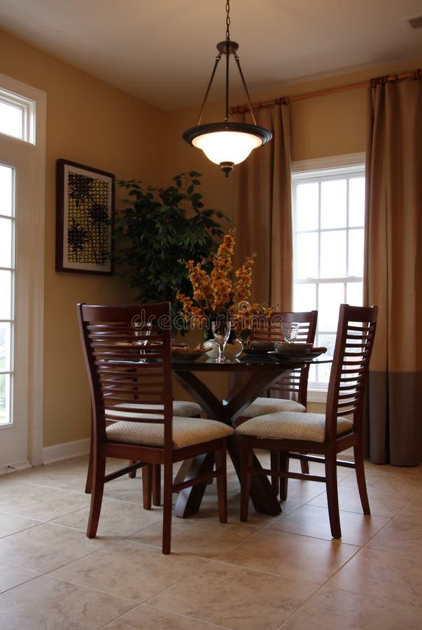 Dining Room Modern stock photo. Image of light, house - 11144866