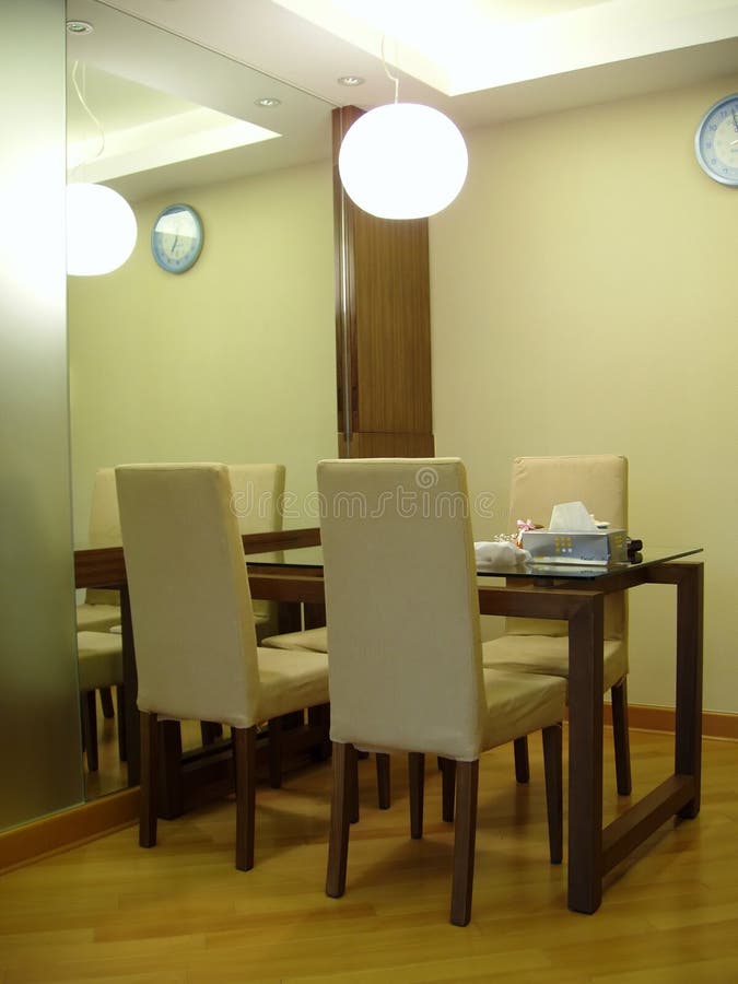 Dining room stock photo. Image of room, guests, table, property - 597576