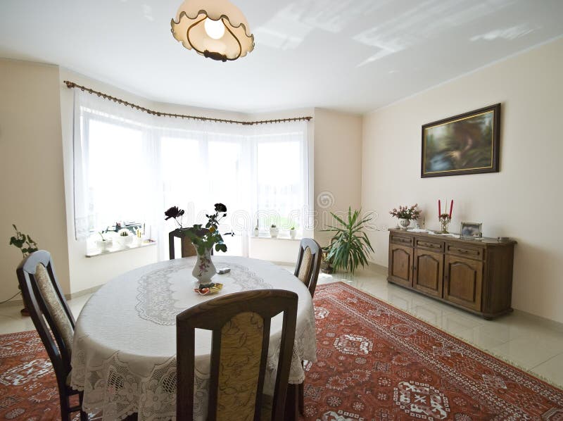Classic dining room stock photo. Image of caterer, classy - 4275668