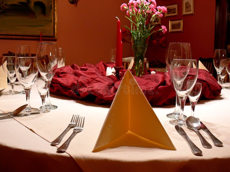 Dining room stock photo. Image of classic, cutlery, diningroom - 6406046